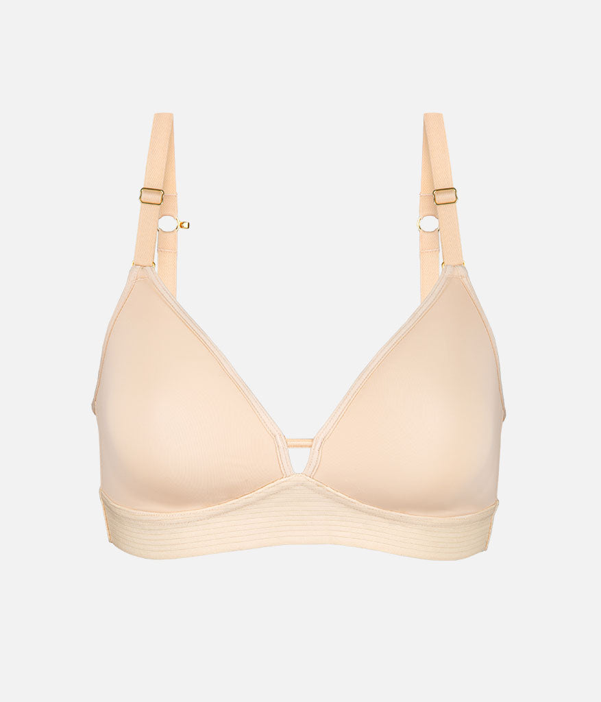 Spacer Wireless Padded Bra | Toasted Almond | LIVELY