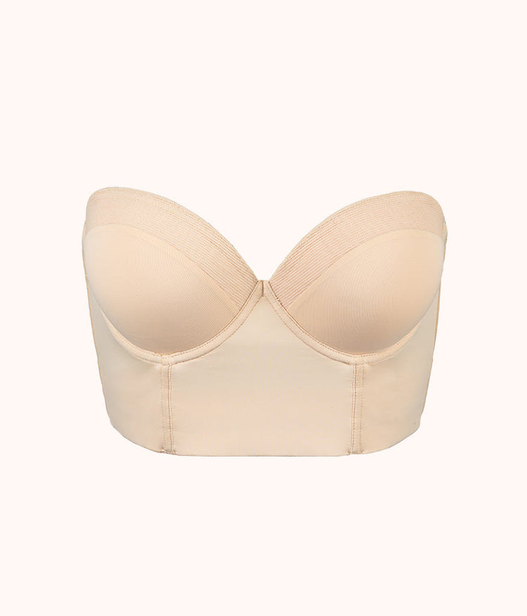 Low Back Strapless Bra | Toasted Almond | LIVELY
