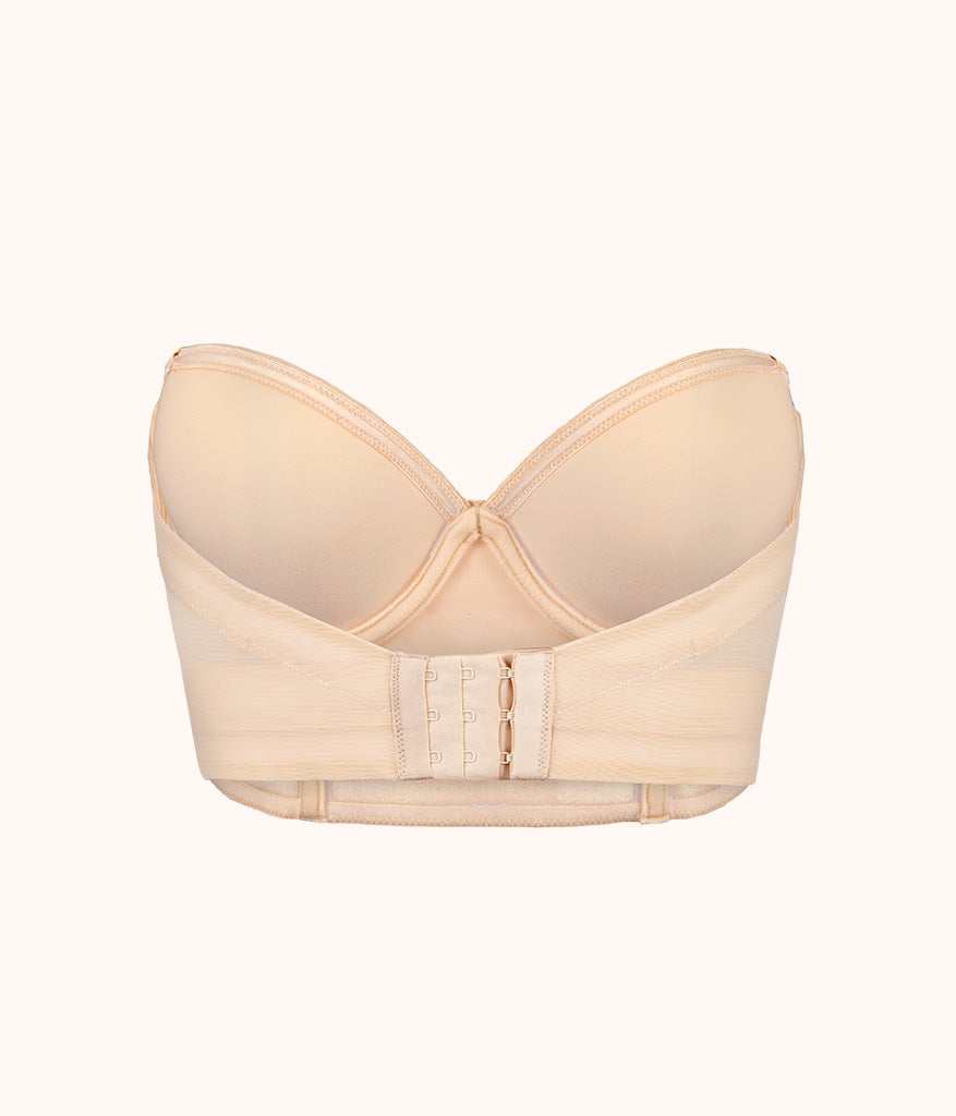 Low Back Strapless Bra | Toasted Almond | LIVELY